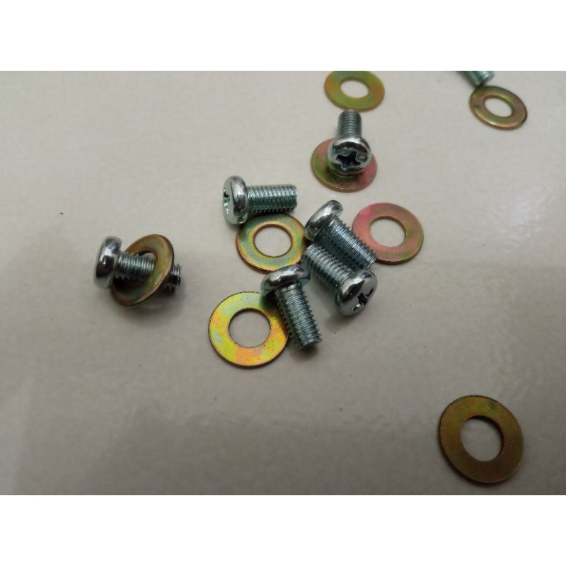 Jual baut baud mur lampu spoiler plus ring plate | Shopee Indonesia