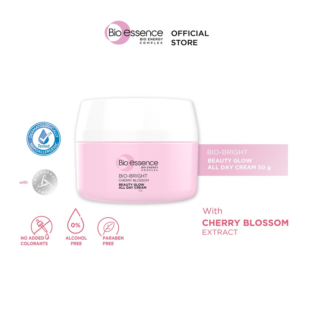 Jual Bio Essence - Bio Bright Glow All Day Cream 50gr | Shopee Indonesia