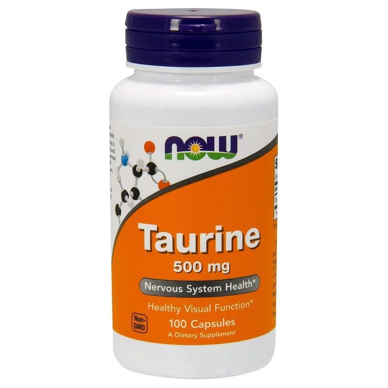 Jual Taurine 500 mg, 100 Capsules, Now Foods | Taurin Suplemen | Shopee ...