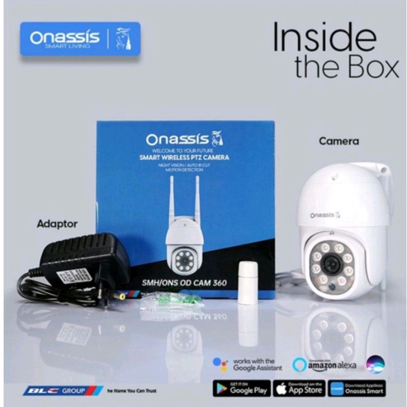 Jual ONASSIS SMART System OUTDOOR CAMERA 360 Kamera CCTV Pintar Anti ...