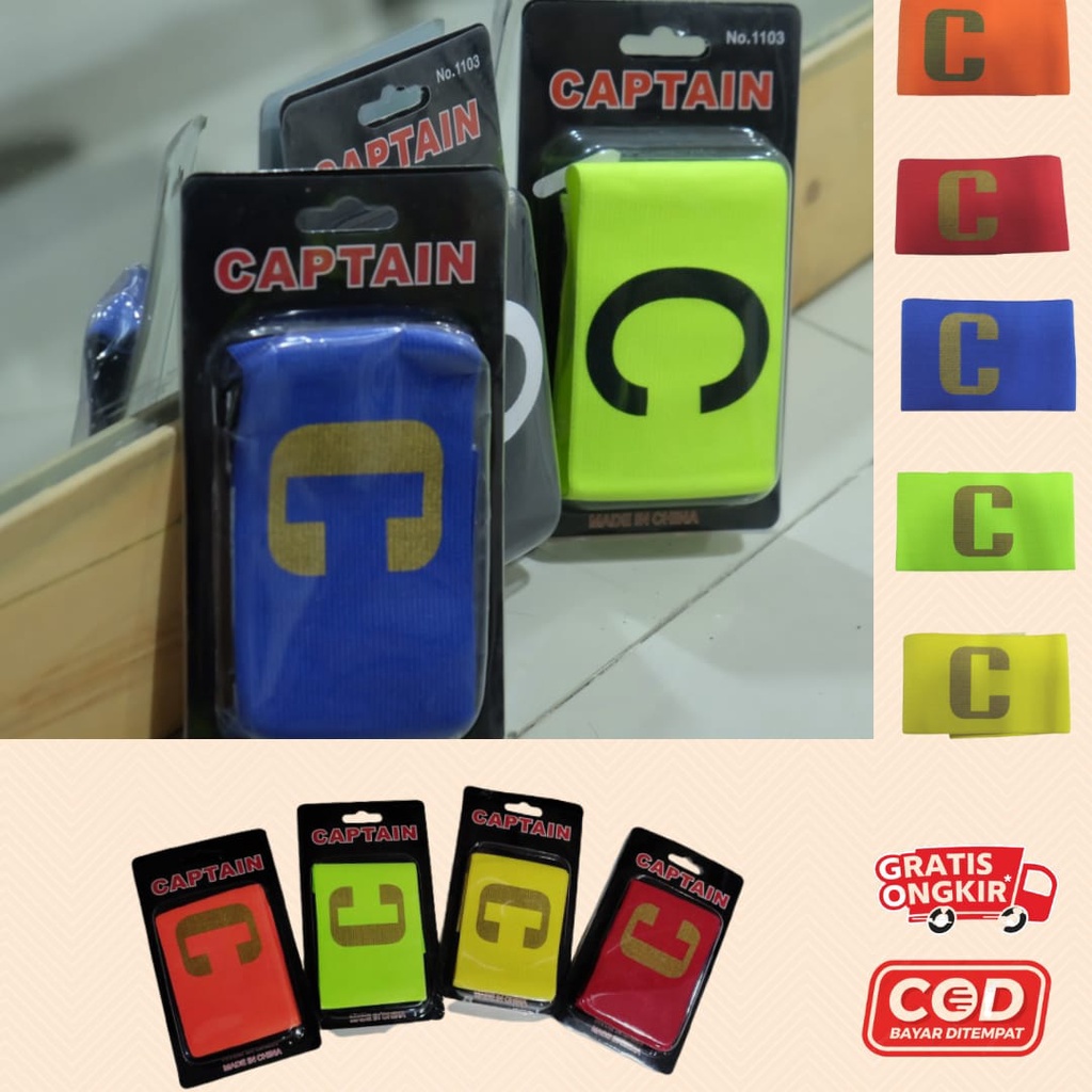 Jual Ban Captain Band Kapten Tim Lambang Kapten Untuk Olahraga Captain ...