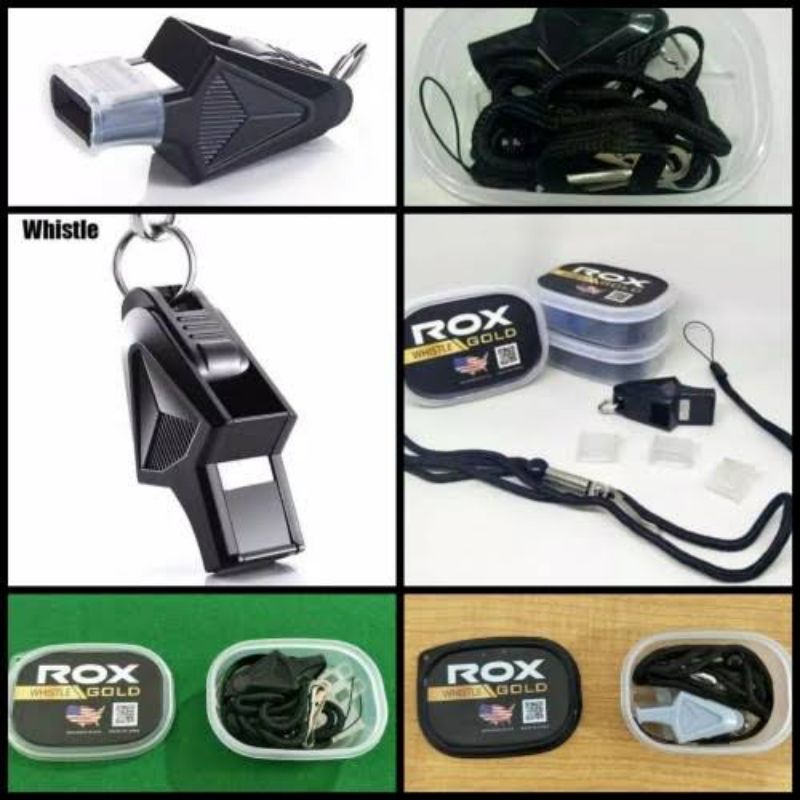 Jual Peluit Wasit Sepakbola Profesional ROX GOLD ORIGINAL Sound ...