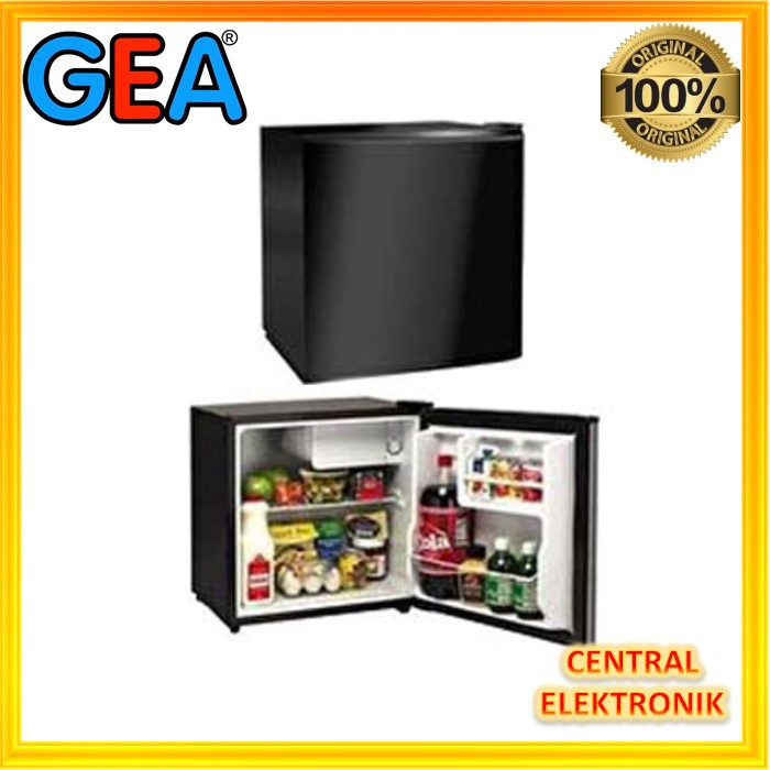 Jual GEA Mini Bar RS-06DR Kulkas Portable - Black & Silver | Shopee ...
