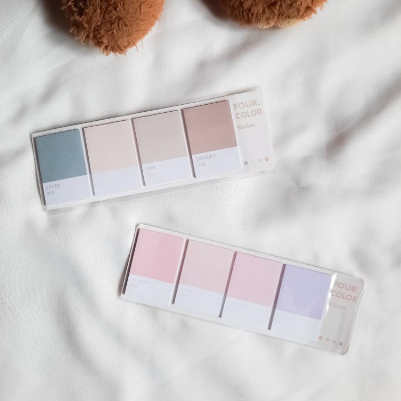 Jual Color Palette Sticky Notes / Sticky Notes Palet Warna | Shopee ...