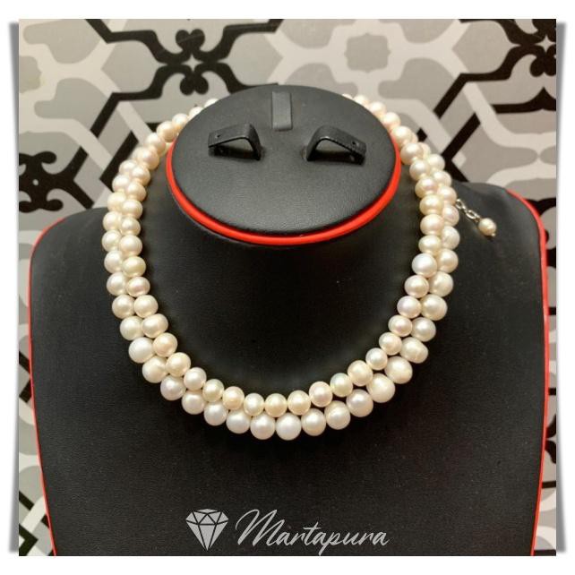 Jual KMK0101 Kalung Super Mutiara Air Tawar | Shopee Indonesia