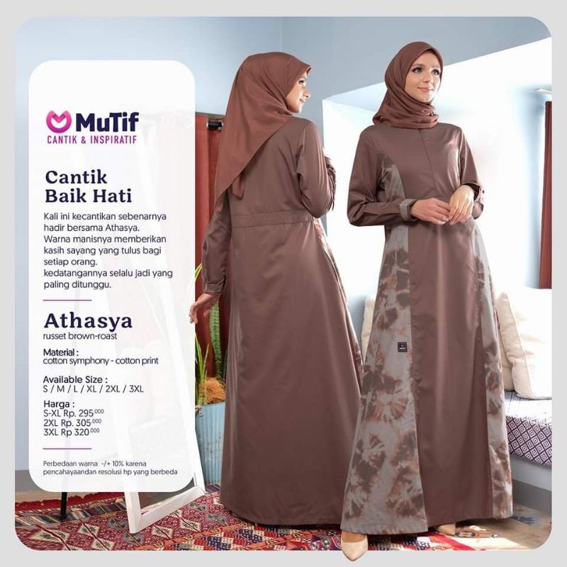 Jual Gamis Athasya by Mutif | Shopee Indonesia