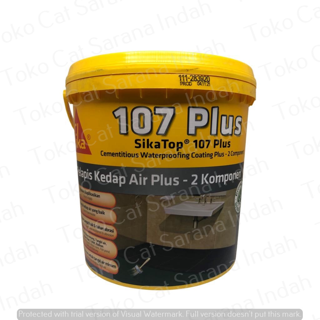 Jual Sika Top 107 Plus 4 kg Pelapis Anti Bocor 2 Komponen Water Proofing SIKA SIKATOP SIKA TOP ...
