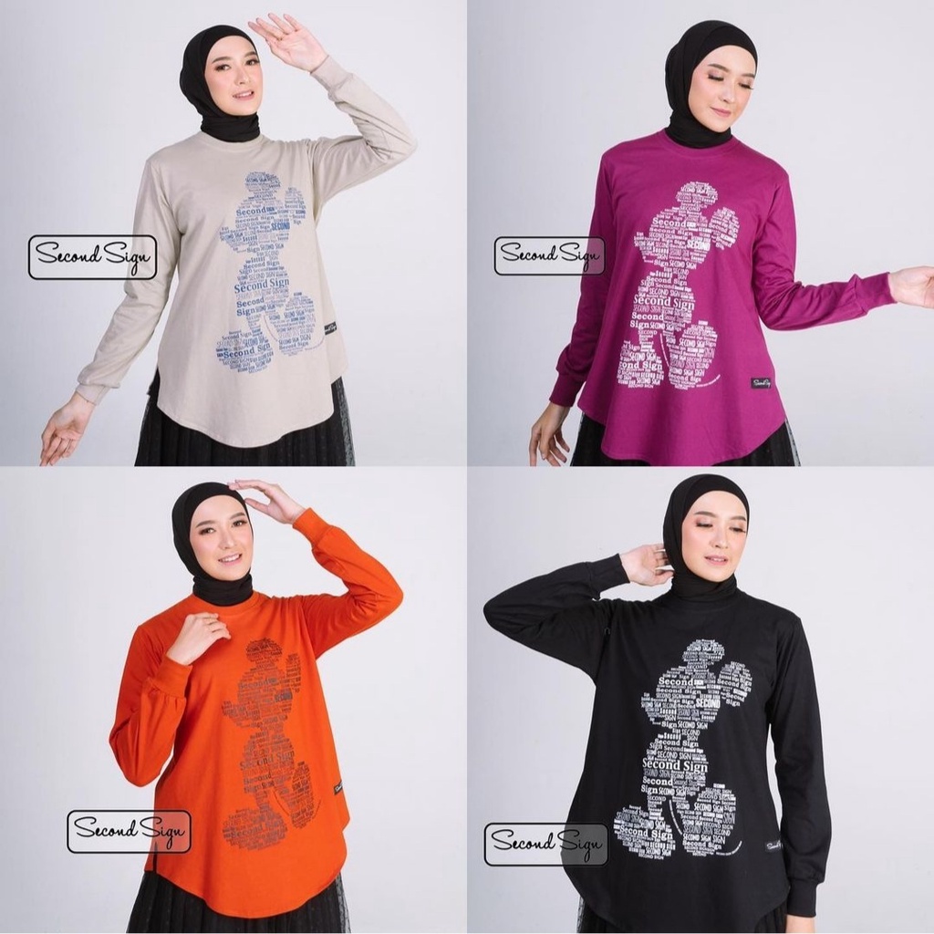 Jual Mickey Top Basic by Second Sign | Shopee Indonesia