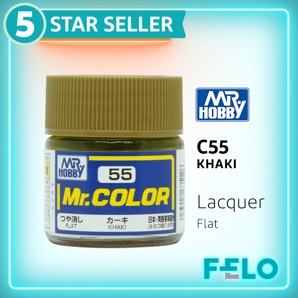 Jual CAT GUNDAM - MOKIT MR COLOR KHAKI C 55 / MR HOBBY C55 | Shopee ...