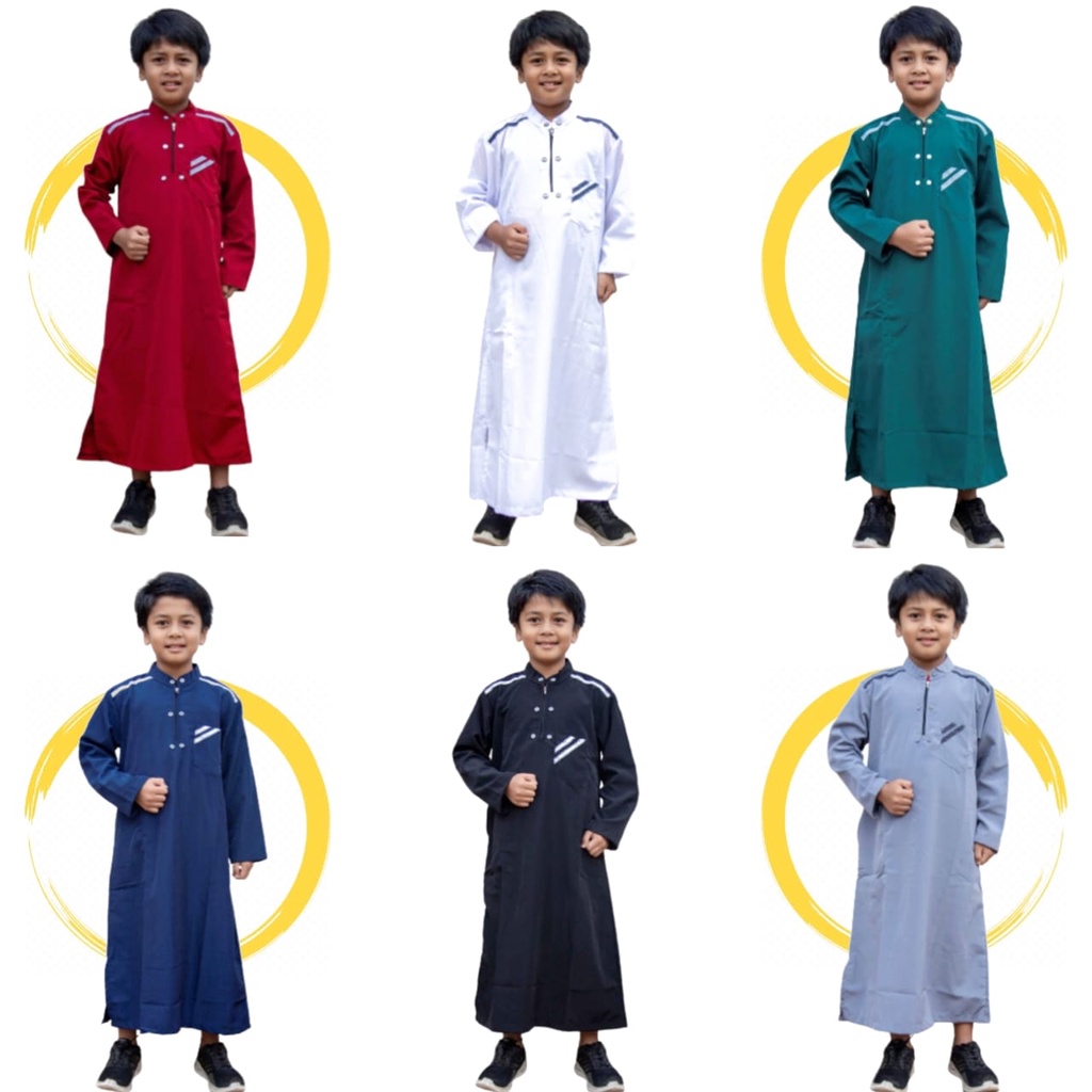 Jual Gamis Anak Cowok/Jubah Anak Cowok/Jubah Gamis Anak Model Pakistan ...