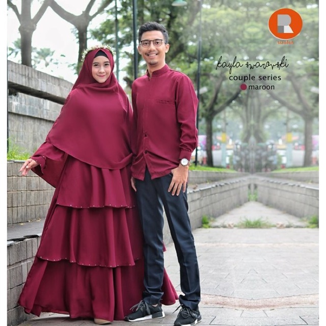 Jual Risalah Gamis + Koko Kayla Swarovski Couple Set | Shopee Indonesia