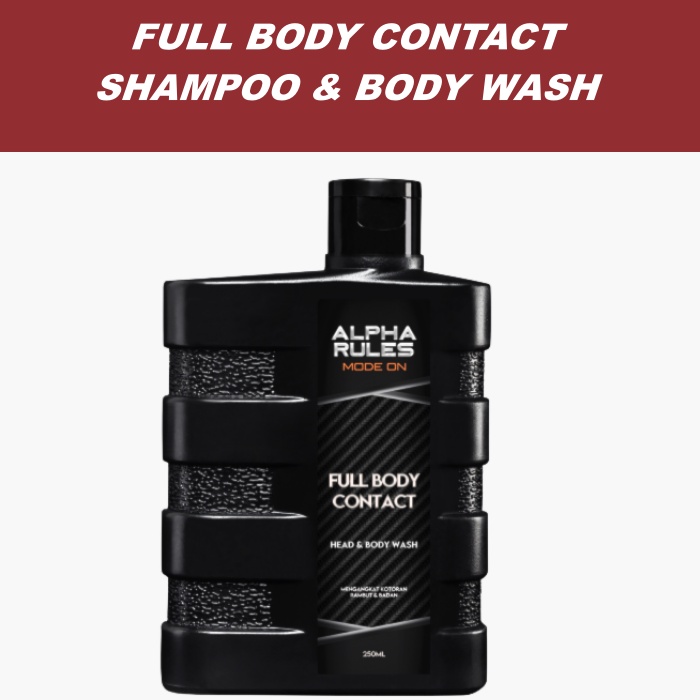 Jual ALPHA RULES - Full Body Contact -Body Wash & Shampoo Alpharules ...