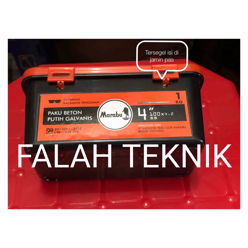 Jual Paku Baja Beton Tembok Marabu 1Kg Kotak Box Paku berkualitas ...