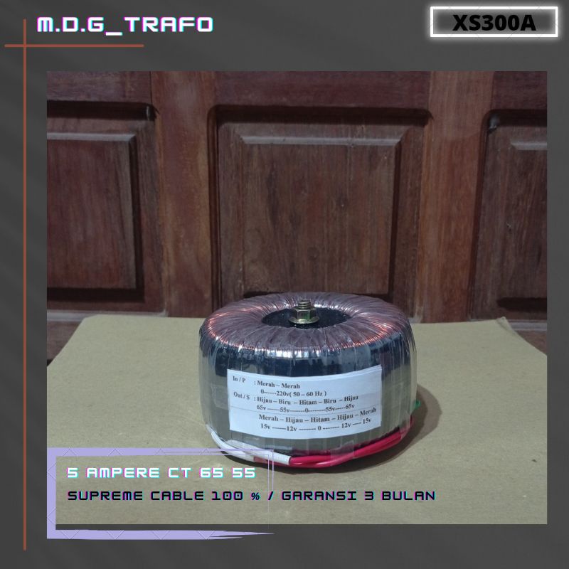 Jual trafo toroid donat 5A CT 65v - 55v murni | Shopee Indonesia