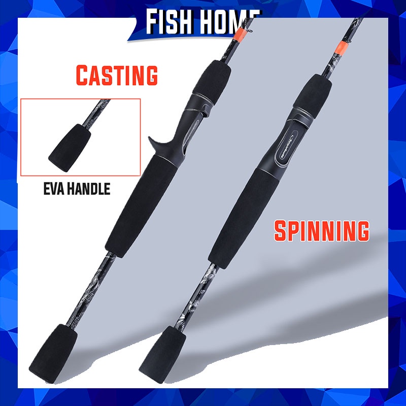 Jual 2 Bagian Spinning Fishing Rod / Casting Fishing Rod Dengan Carbon ...
