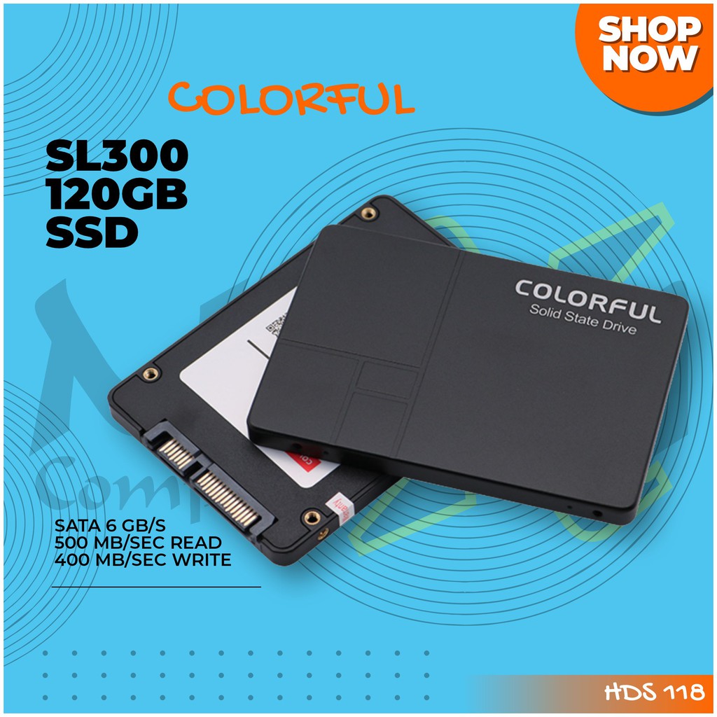 Jual Colorful SL300 120GB SATA III 6Gb/s 3D NAND 2.5" SSD | Shopee ...