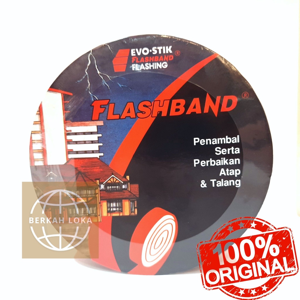 Jual FLASHBAND PENAMBAL TALANG LAKBAN PENUTUP BOCOR ATAP SENG ASBES ...