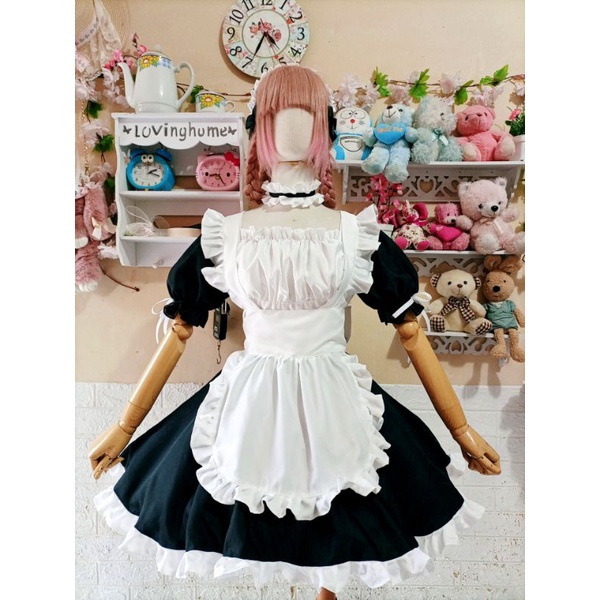 Jual [ YUKA SHOPPU ] kostum cosplay sora kasugano Maid Baju Costume ...