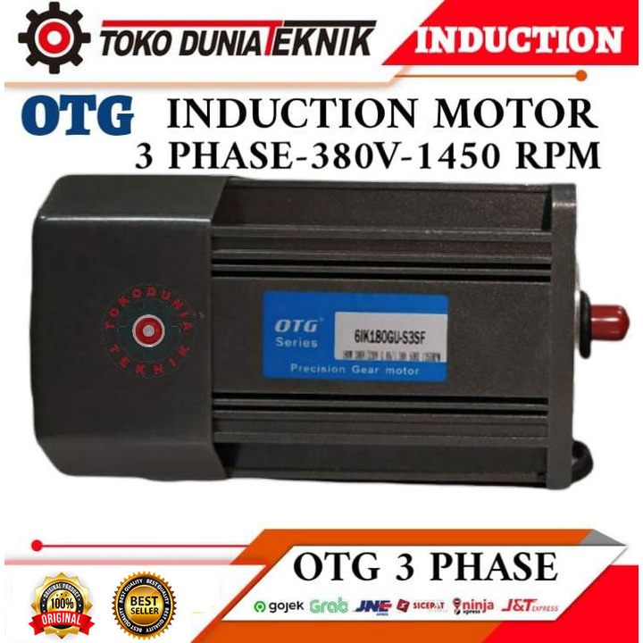 Jual OTG INDUCTION 5IK90GU-S3SF 90WATT MOTOR ONLY 4POLE 220V/380V ...