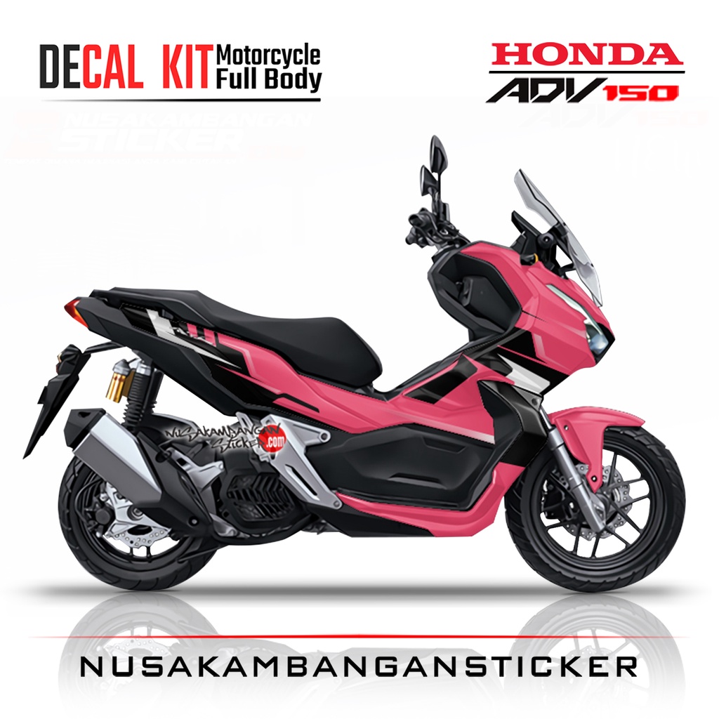 Jual Stiker ADV 150 Black Pink | Shopee Indonesia