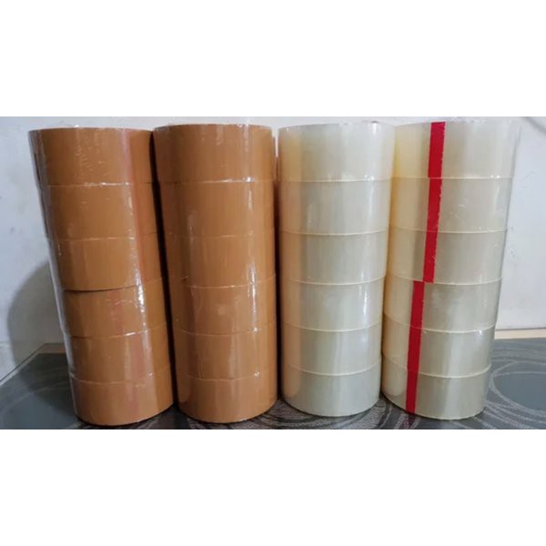 Jual Lakban coklat bening selotip besar high quality 2" 2 inch 2inch ...