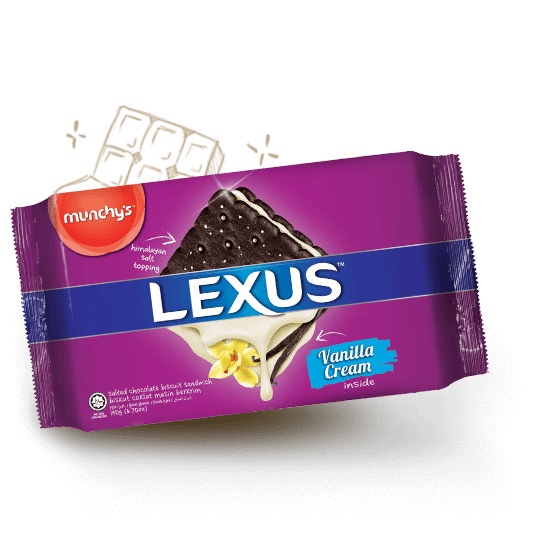 Jual Munchy's Lexus Biskuit Coklat / Keju / Peanut / Vege / Himalayan ...