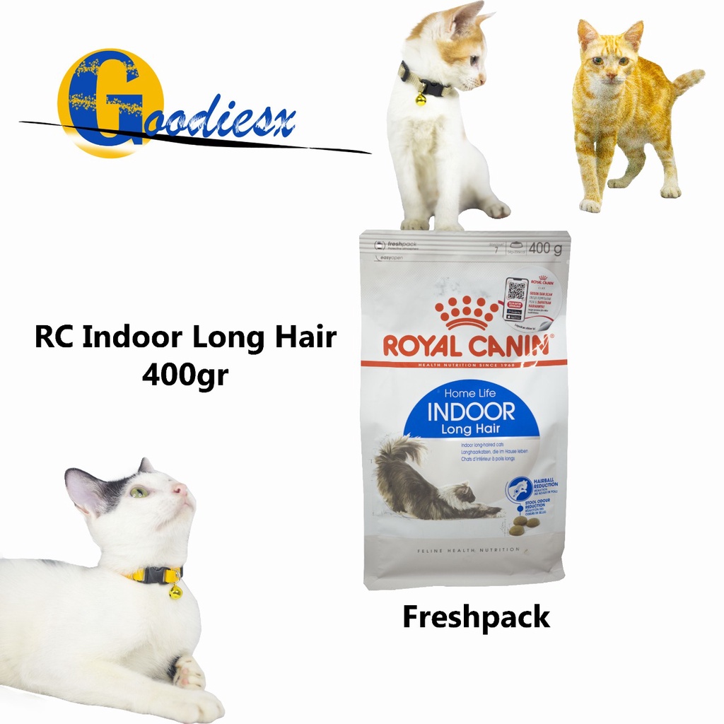 Jual Royal Canin Indoor Long Hair 400g Freshpack Shopee Indonesia