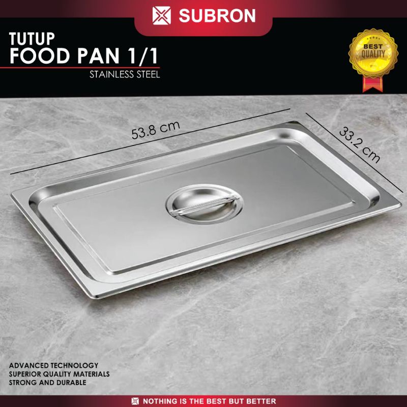 Jual [HANYA TUTUP] SUBRON Tutup Food Pan Tutup FoodPan Gastronom ...