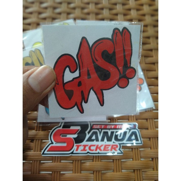 Jual Stiker GAS cutting | Shopee Indonesia