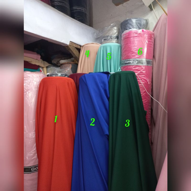 Jual murah!! bahan kain scuba premium gramasi 280g lebar 165cm harga ...