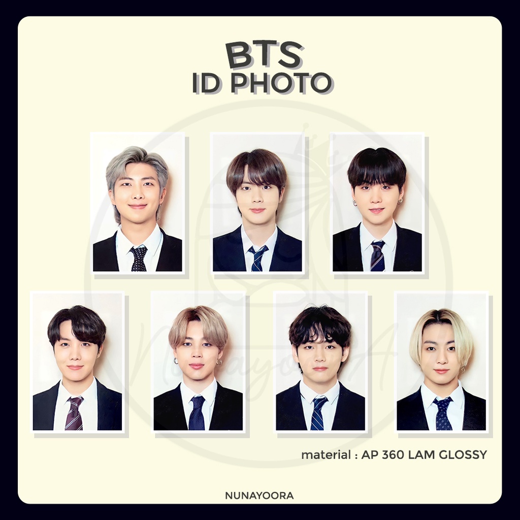 Jual ISI 5 PHOTO ID - BTS ID PHOTO (MEM-SHIP ARMY KIT) | Shopee Indonesia