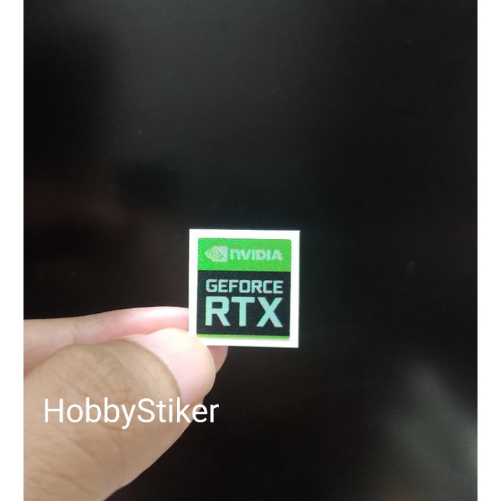 Jual Stiker nvidia rtx kotak untuk pc laptop notebook efek hologram ...