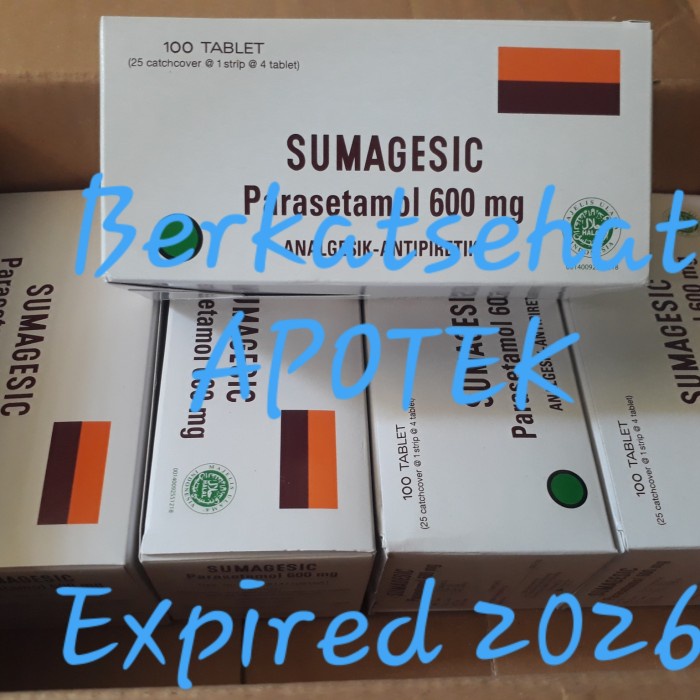 Jual Sumagesic paracetamol 600 mg HARGA BOX | Shopee Indonesia