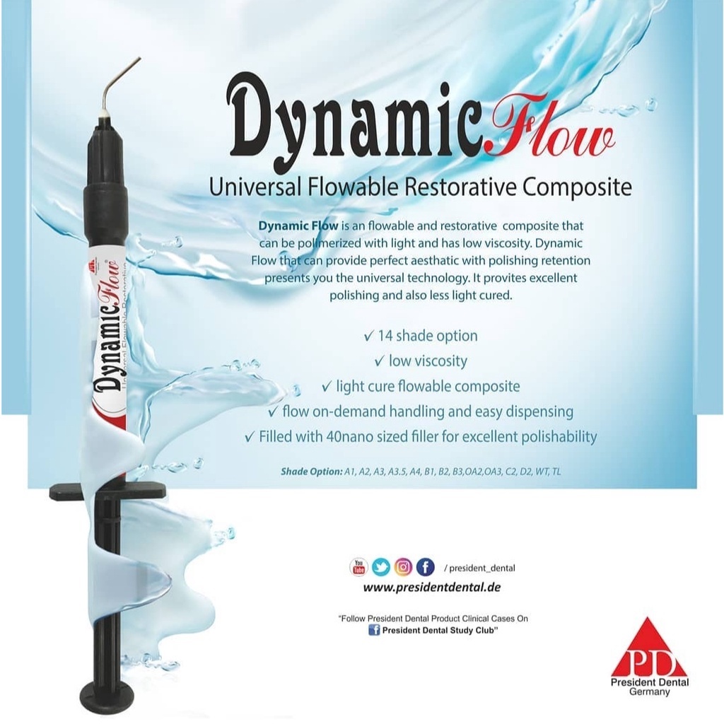 Jual KOMPOSIT FLOWABLE / DYNAMIC FLOW GERMANY/ BAHAN TAMBAL DOKTER GIGI ...