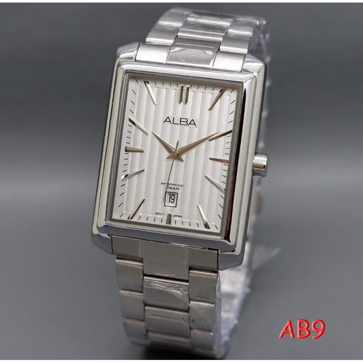 Jual Jam Tangan Fashion Alba Pria Dan Wanita Tanggal Aktif Disean Kotak ...