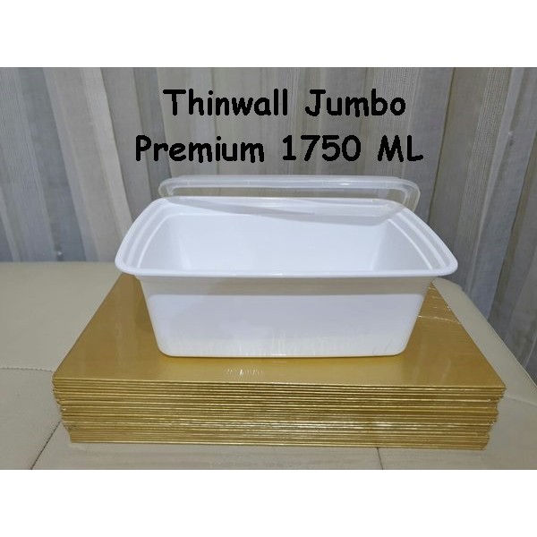 Jual Thinwall Jumbo 1750ml Premium Bahan Tebal / Thinwall Besar LPO-556 ...