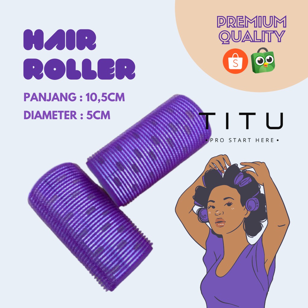 Jual Roll Rambut ukuran JUMBO 2pcs [PREMIUM QUALITY] | Shopee Indonesia