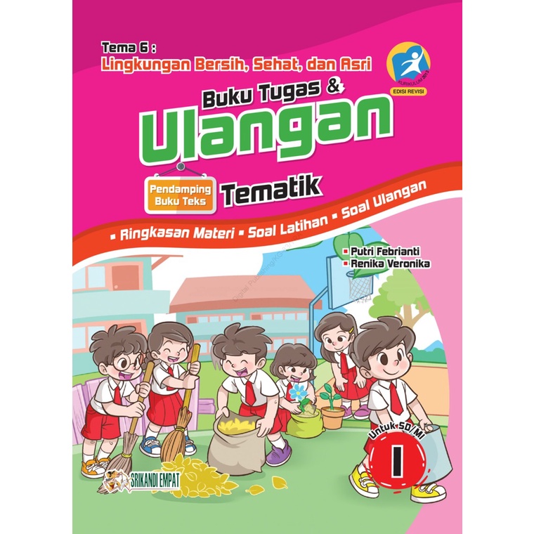 Jual Buku Tugas Dan Latihan Ulangan Tematik Sd Kelas 1 Tema 6