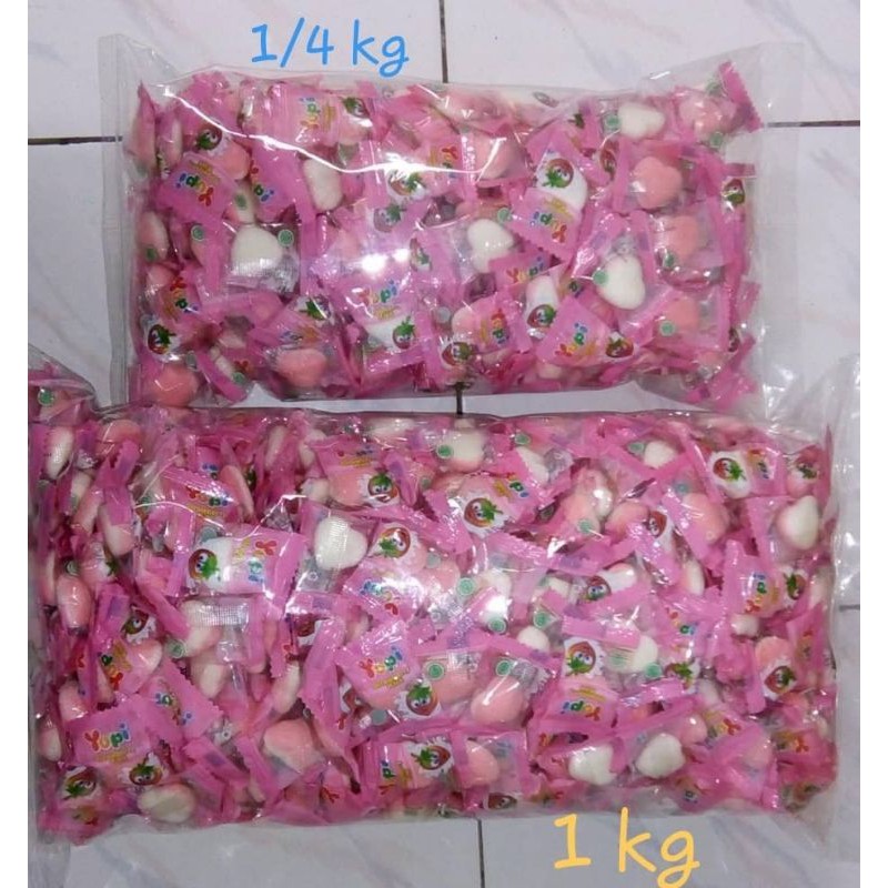 Jual PERMEN YUPI LOSS LOVE PINK 1 KG | Shopee Indonesia