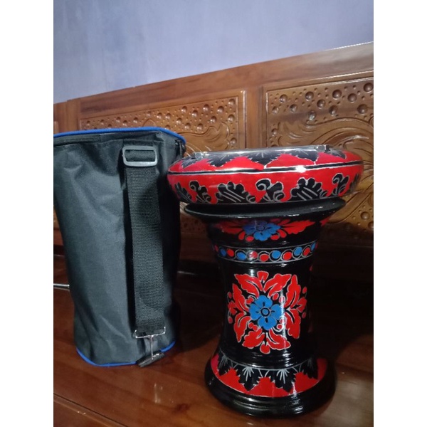 Jual Dumbuk Batu Mini 6 inch Hitam Emas Mika Rolling Putih | Shopee ...