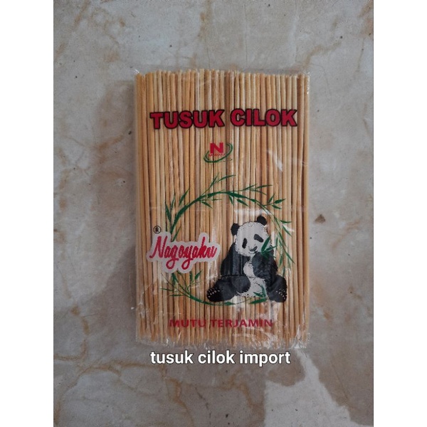 Jual tusuk sate cilok import halus 15cm 150gr/pak | Shopee Indonesia