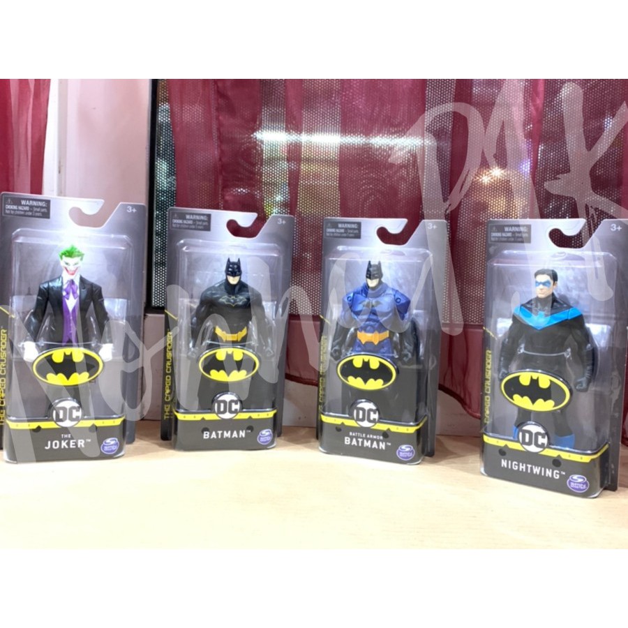 Jual Spin Master Batman/Robin/Joker/ Battle Armor Batman 6 inch DC ...