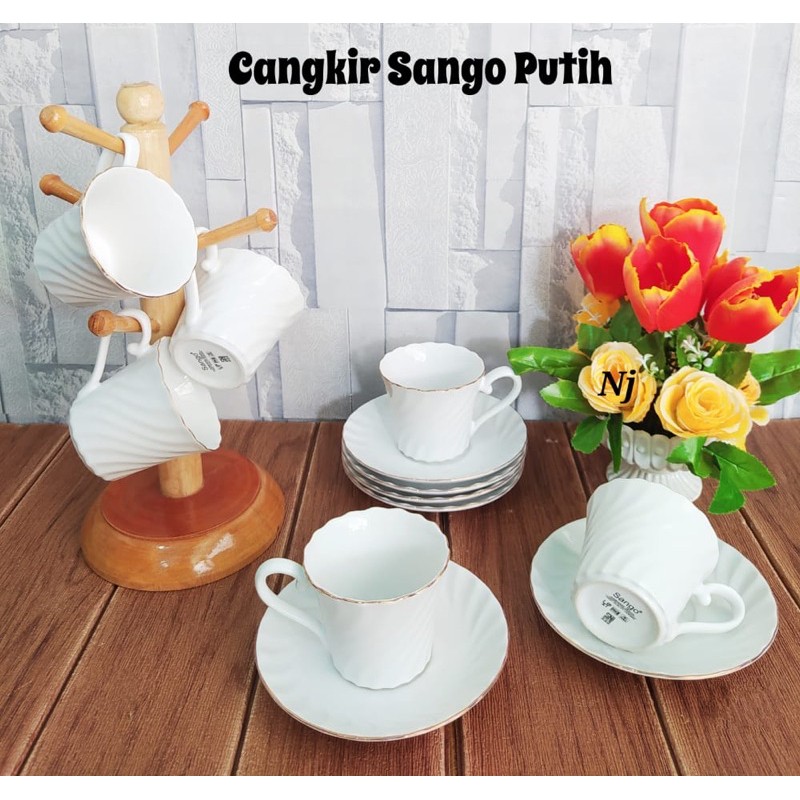 Jual CANGKIR SANGO PUTIH | Shopee Indonesia