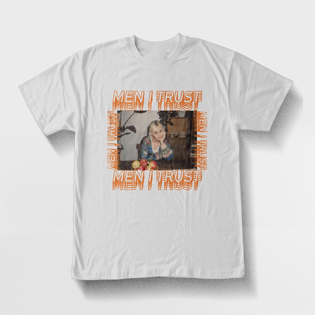 Jual Kaos band MEN I TRUST 2 T-shirt white baju merchandise by jamstick ...