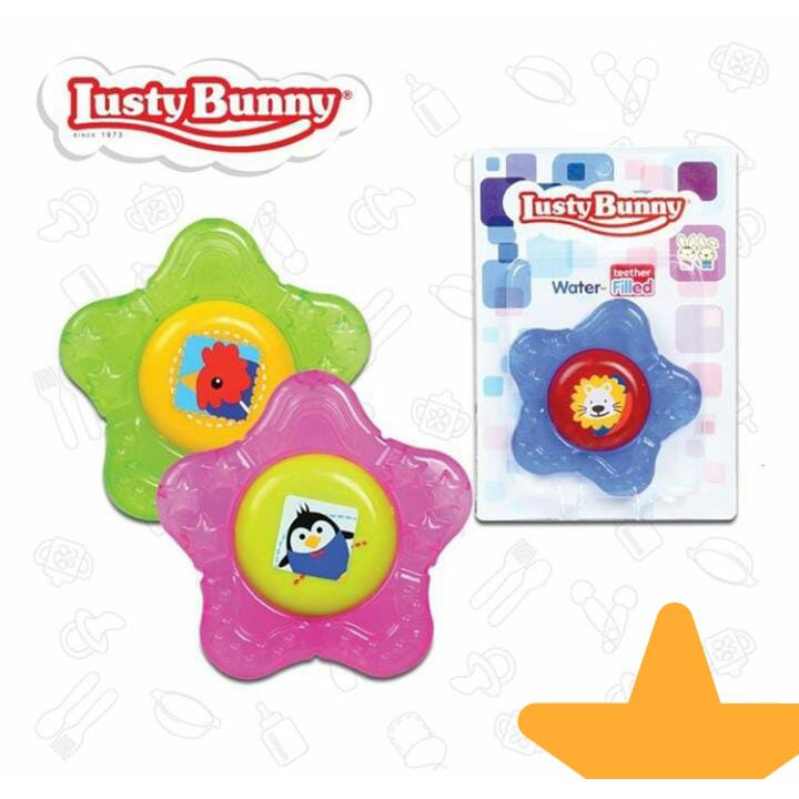 Jual BUNNY Star Water Filled Teether/Gigitan Bayi (DT-8010) | Shopee ...