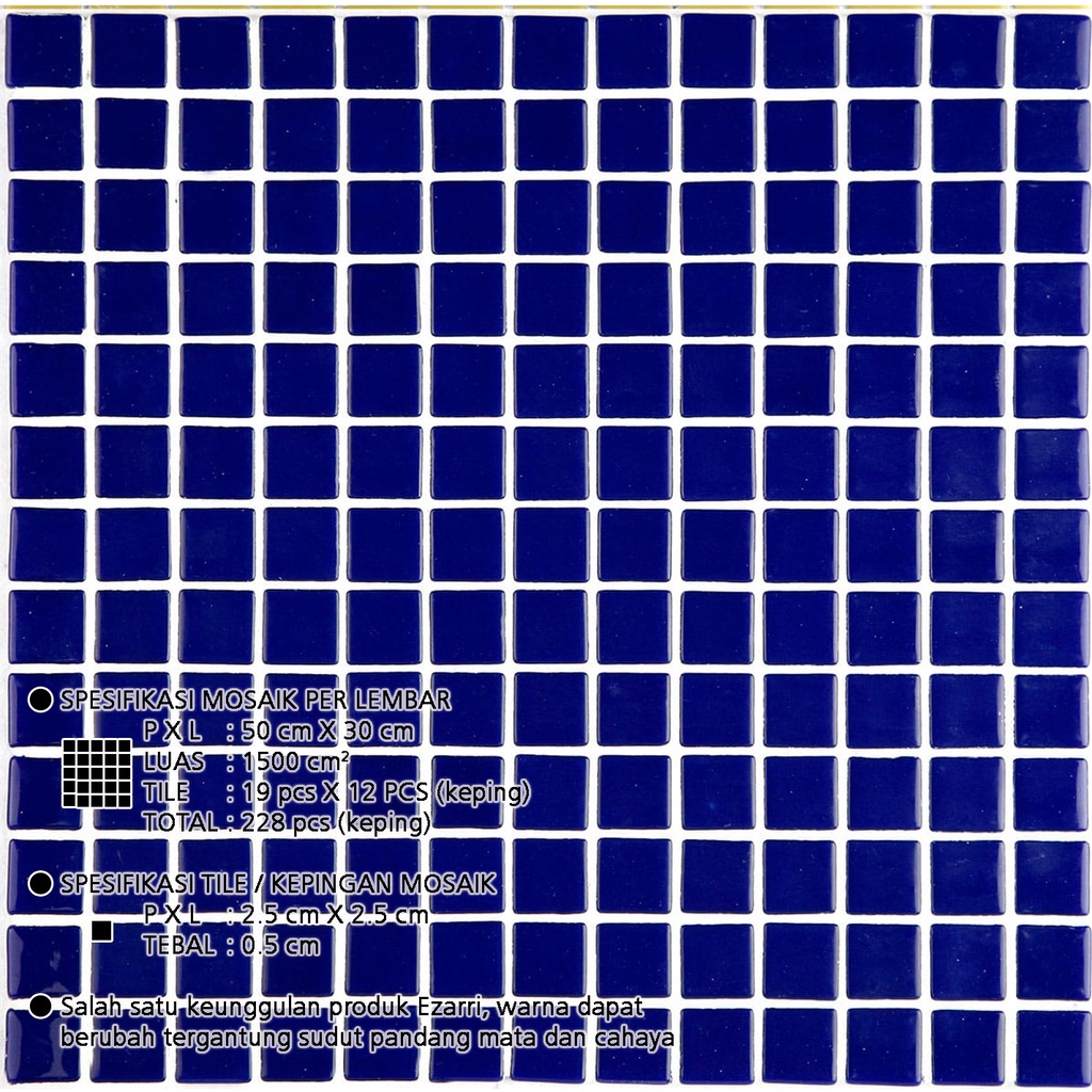 Jual Keramik Mozaik Kolam Renang Mosaic Mosaik Kaca Ezarri Tipe Niebla ...