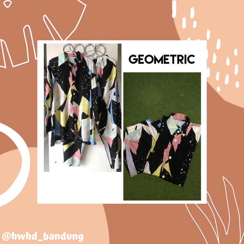 Jual One Set Geometric (Tangan Loose) | Shopee Indonesia