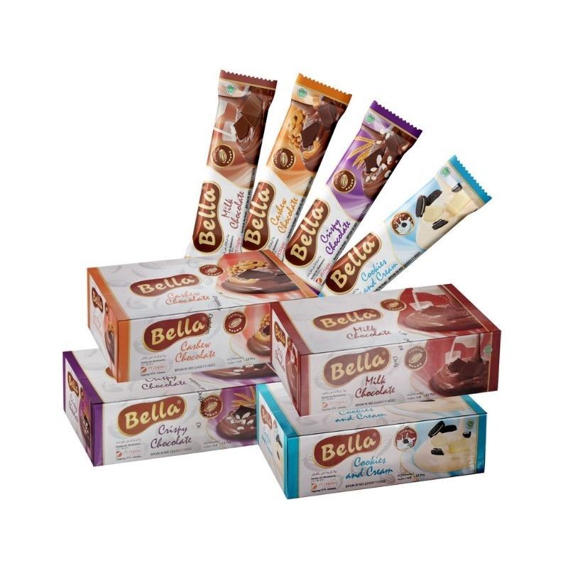 Jual COKELAT BELLA CHOCOLATE PREMIUM 50GR PERPCS | Shopee Indonesia