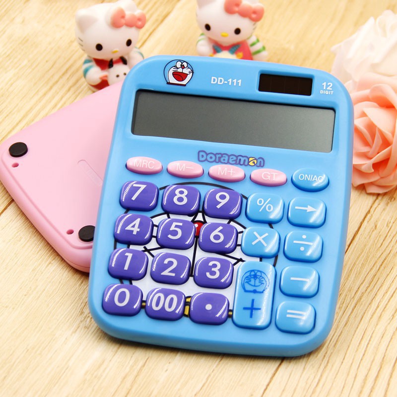 Jual Kalkulator Doraemon 12 Digit Display Basic DD111 kalkulator ...