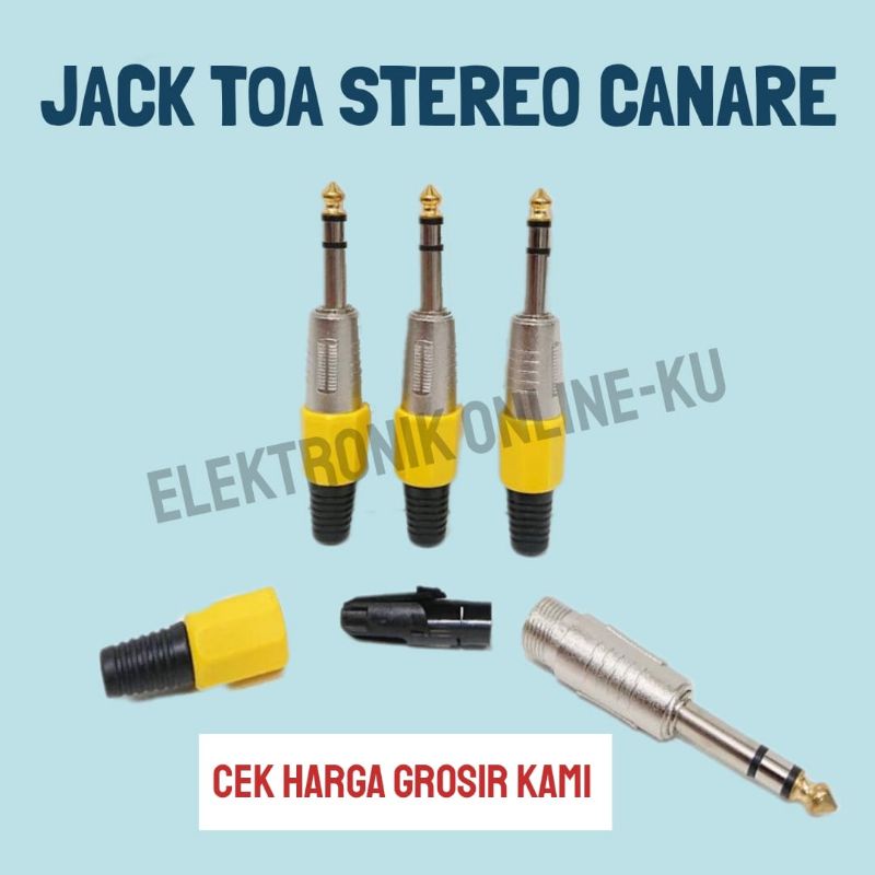 Jual JACK TOA STEREO CANARE | Shopee Indonesia